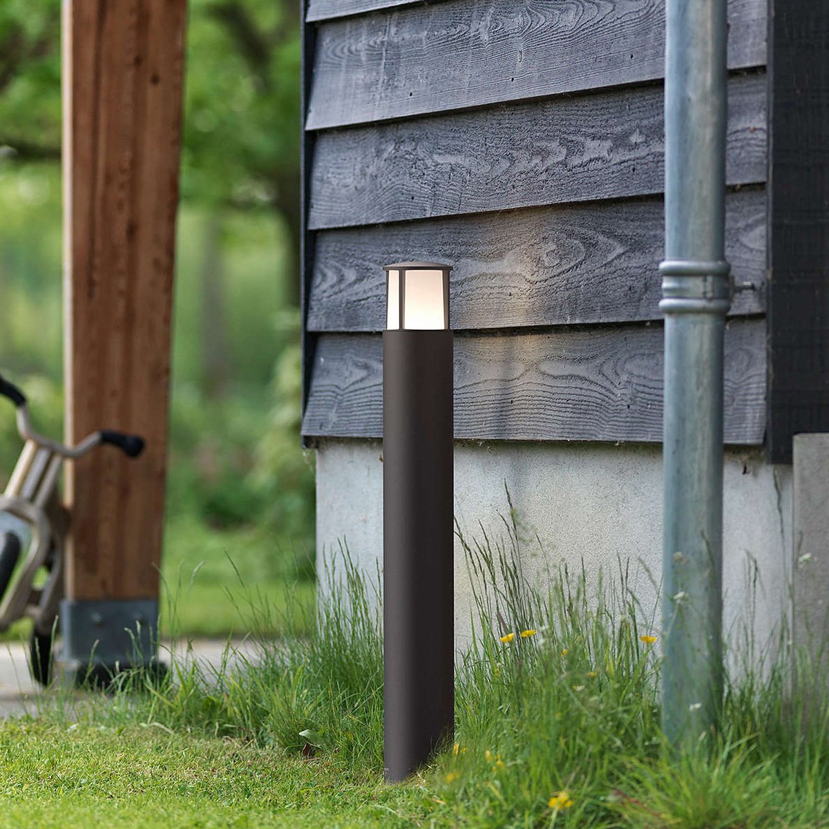 Philips bollard light, LED anthracite - 8718696131336 | REUTER