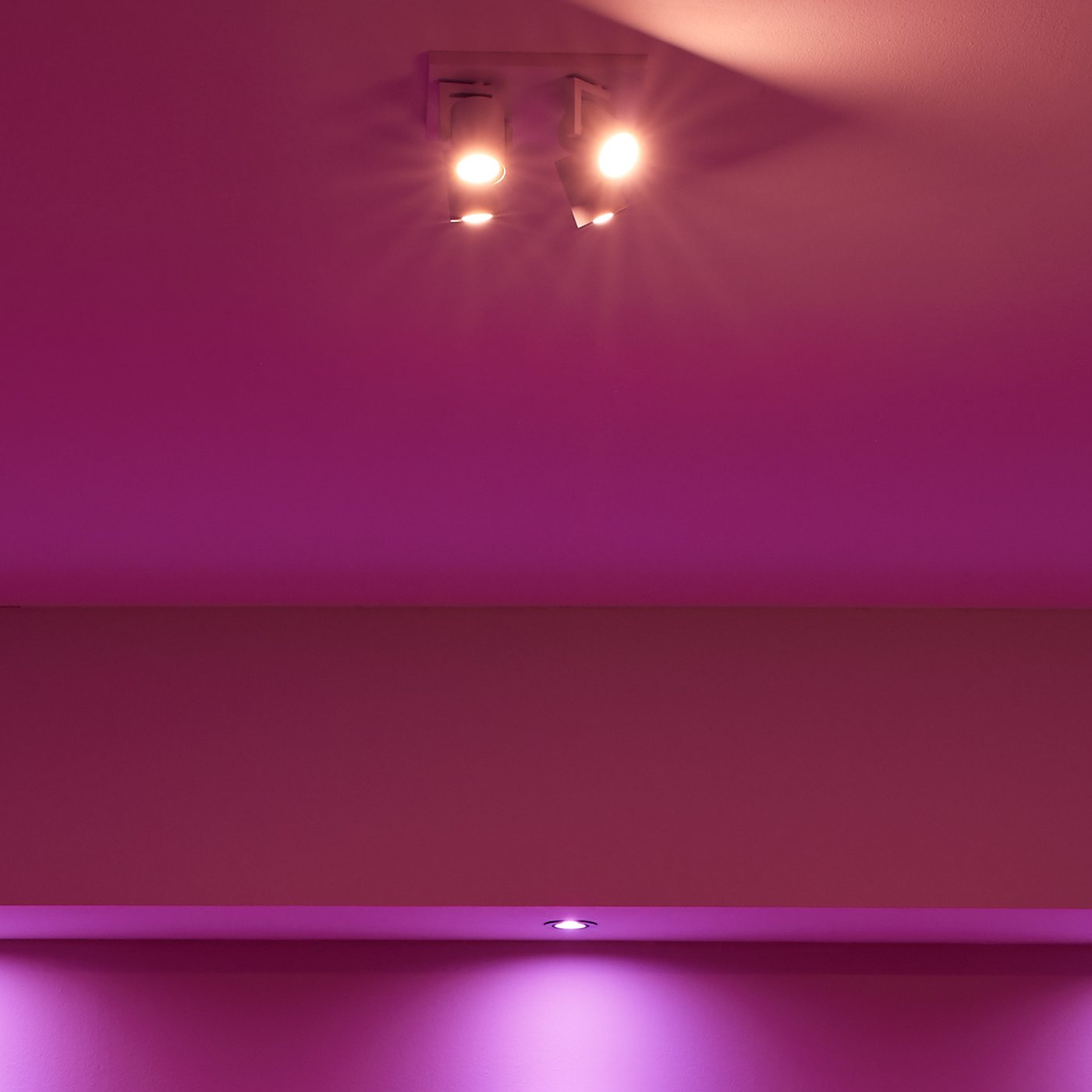 PHILIPS Hue White & Color Ambiance Argenta spotlight, GU10, 4 heads ...