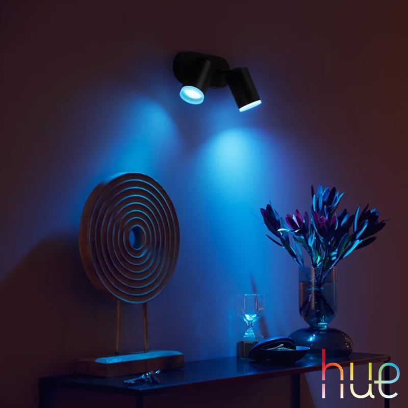 PHILIPS Hue White & Color Ambiance Fugato spotlight, GU10, 2 heads ...