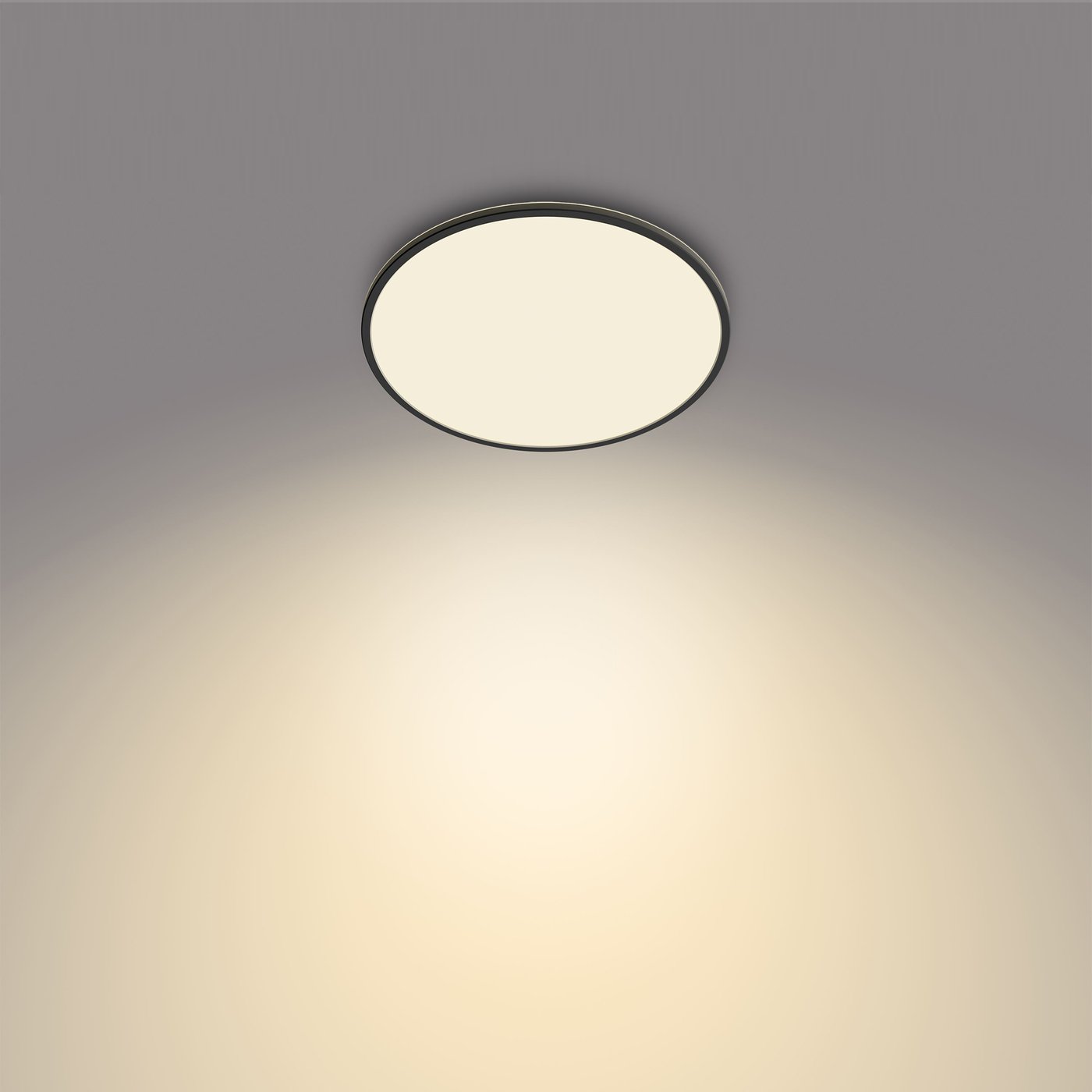 Philips Super Slim LED-Panel, LED dimmbar, schwarz/weiß - 8719514327085 ...