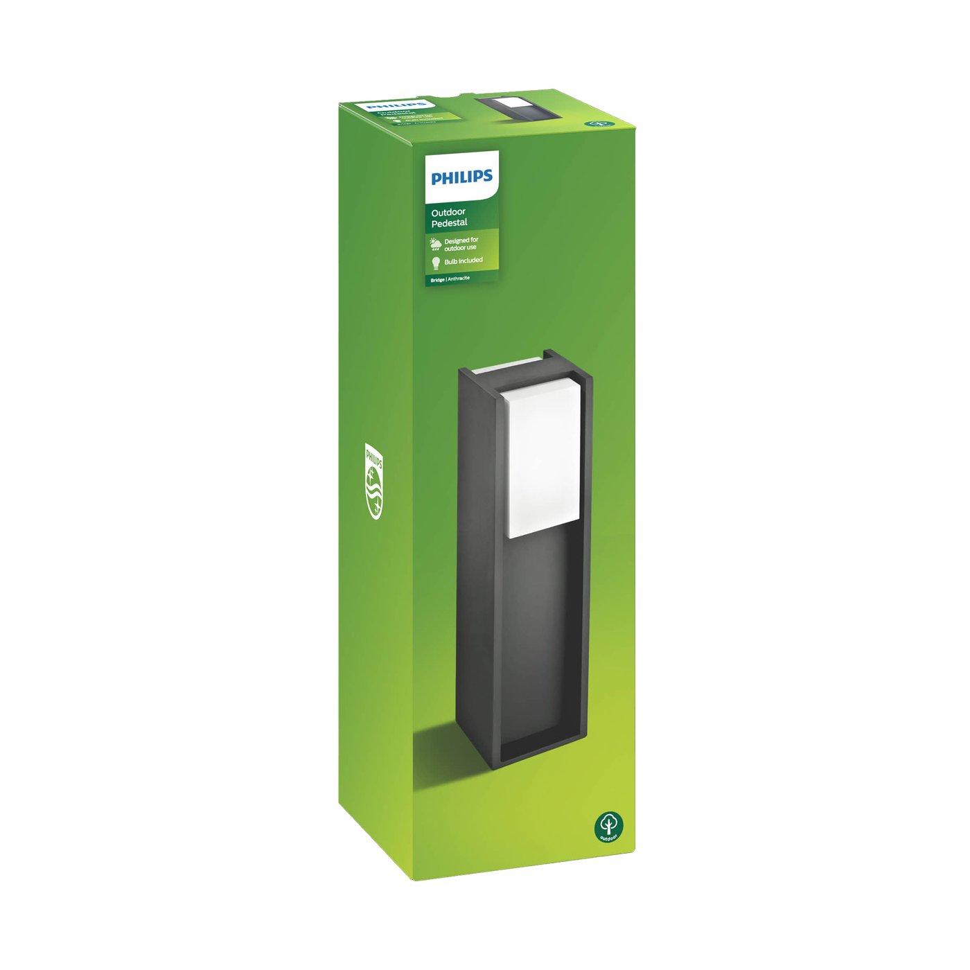 Philips Bridge bollard light, E27 anthracite - 8719514385825 | REUTER