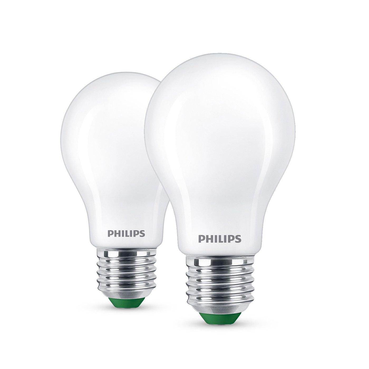 Philips LEDclassic Ultra Efficient, 2er Set E27, 2700 K, 4 W matt ...