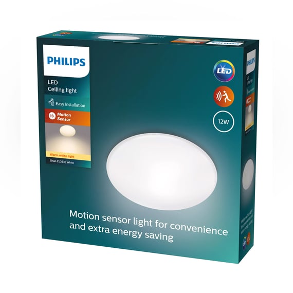 Philips Shan wall light/ceiling light, LED white - 8718699680534 | REUTER