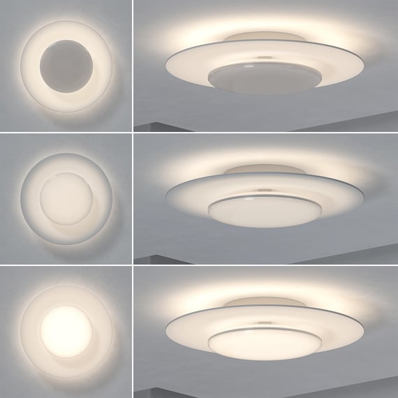 Philips Garnet ceiling light, LED dimmable, white - 8720169195172 | REUTER