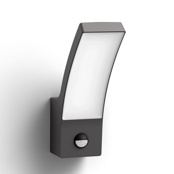 Philips Splay Ultra Efficient wall light, LED anthracite/white ...