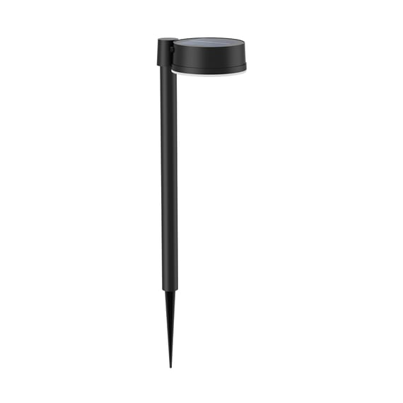Philips Vynce Borne d’éclairage solaire, LED, ronde noir ...