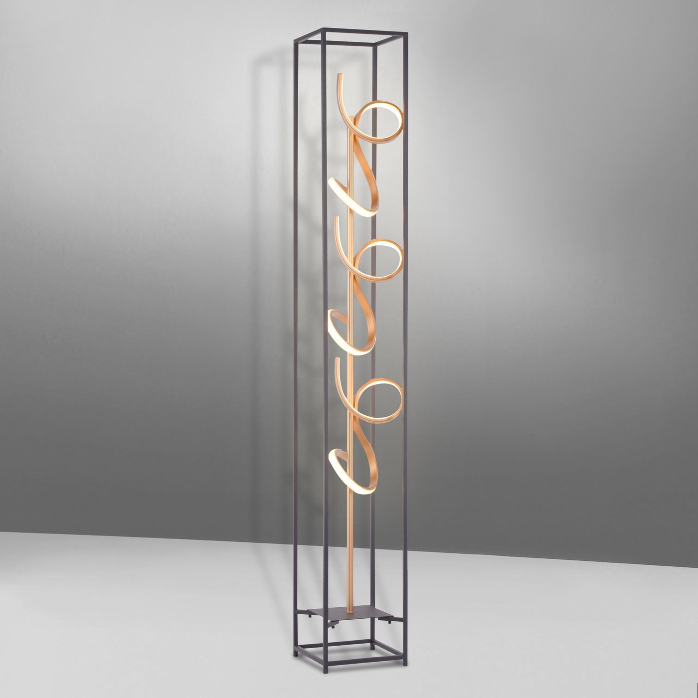 Paul Neuhaus Selina Stehleuchte LED dimmbar, gold/satiniert - 415-18 ...