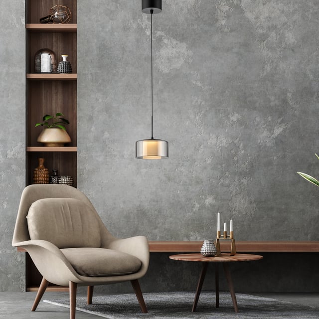 Paul Neuhaus Rika pendant light, LED dimmable, height adjustable with ...