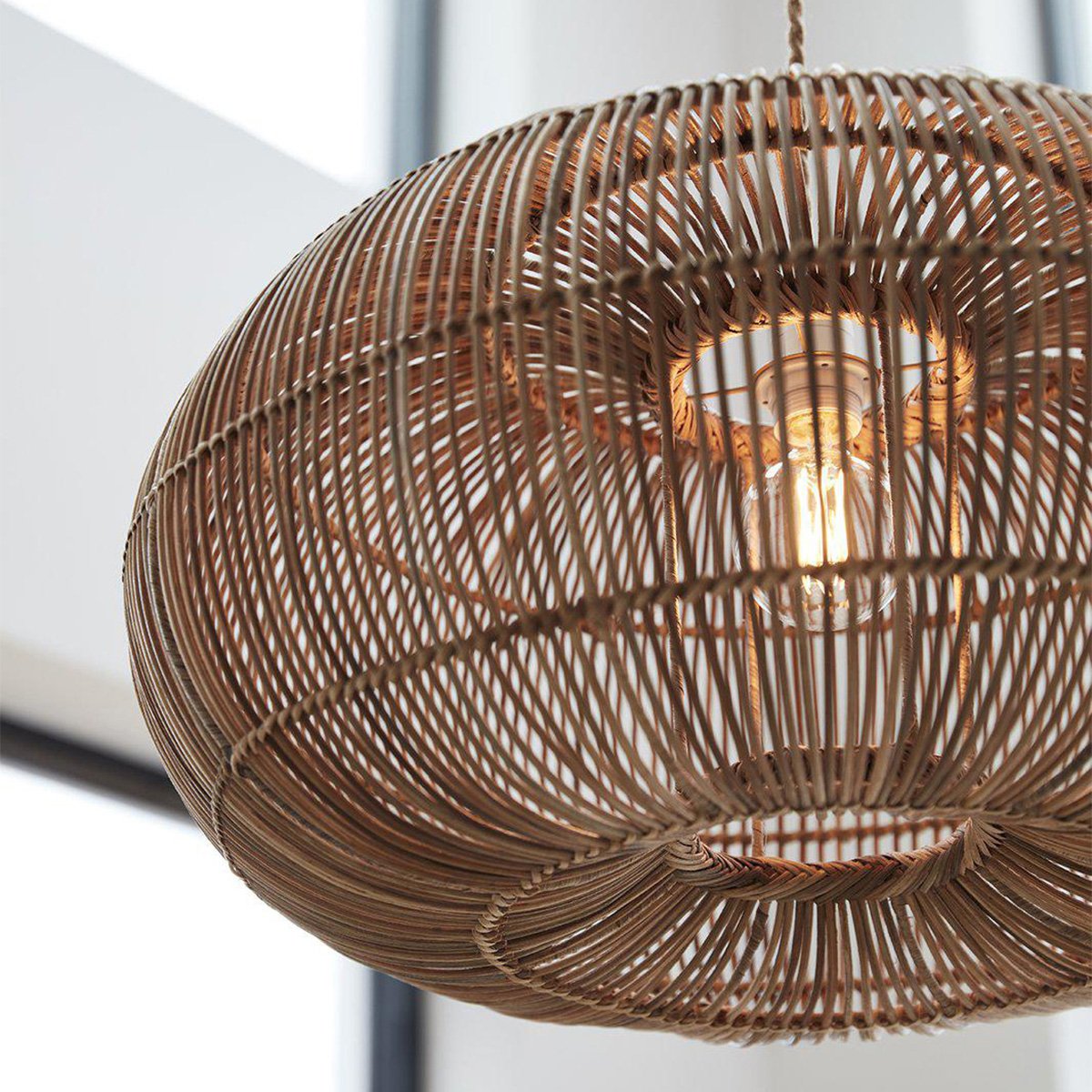 PR Home Zuri pendant light, E27 dimmable, natural - 7561-CT18 | REUTER