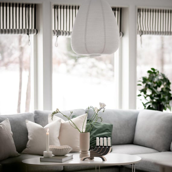 PR Home Maki pendant light, E14 dimmable, white - 4354+BT-1410 | REUTER