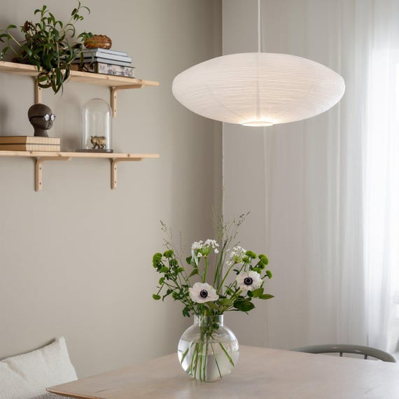 PR Home Yuni pendant light, E14 dimmable, white - 6023+BT-1410 | REUTER