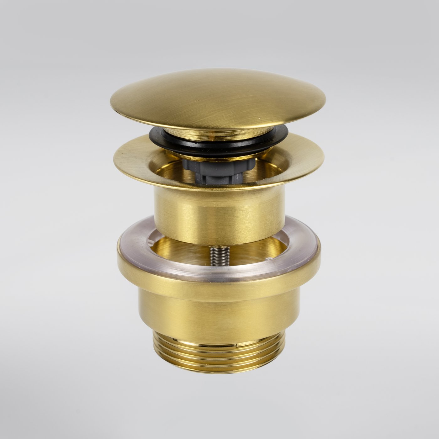 preotec closable waste valve PVD brushed gold - PR2100GB | REUTER