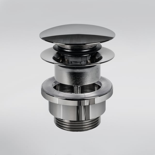 preotec closable waste valve black chrome - PR2100BG | REUTER