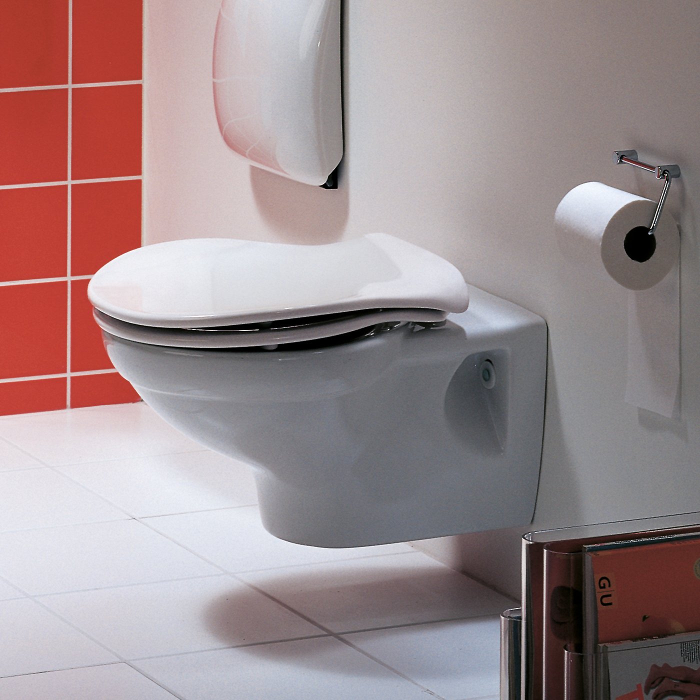 Pressalit Raja ® toilet seat with soft-close & removable, white ...