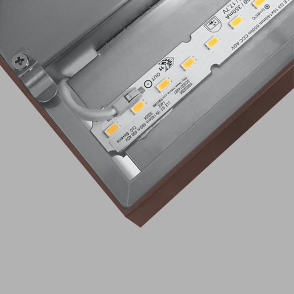 Pujol Apolo wall light, LED dimmable, rust - A-812/90 LED OX#2700 | REUTER