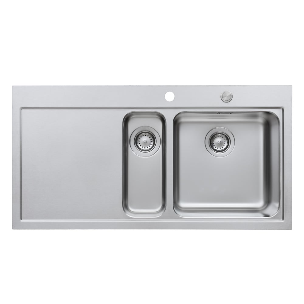 Rieber Linea kitchen sink brushed stainless steel - 72017602 | REUTER