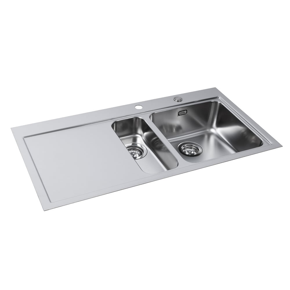 Rieber Linea kitchen sink brushed stainless steel - 72017602 | REUTER