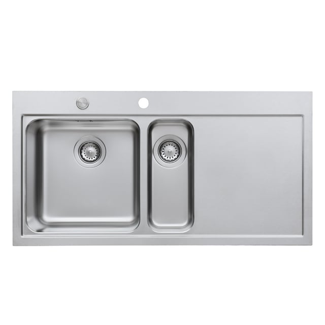 Rieber Linea kitchen sink brushed stainless steel - 72017604 | REUTER