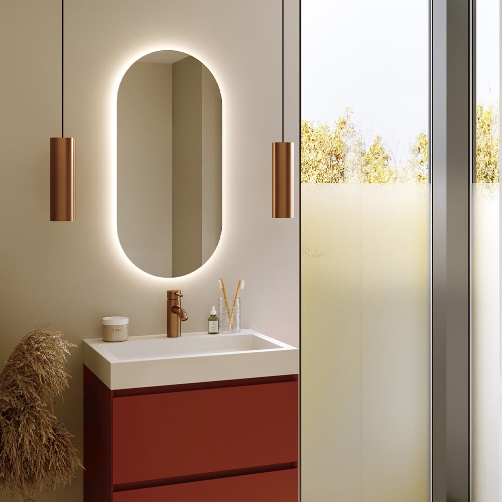 RIHO Oval Spiegel mit Spiegelheizung - 216007 | REUTER