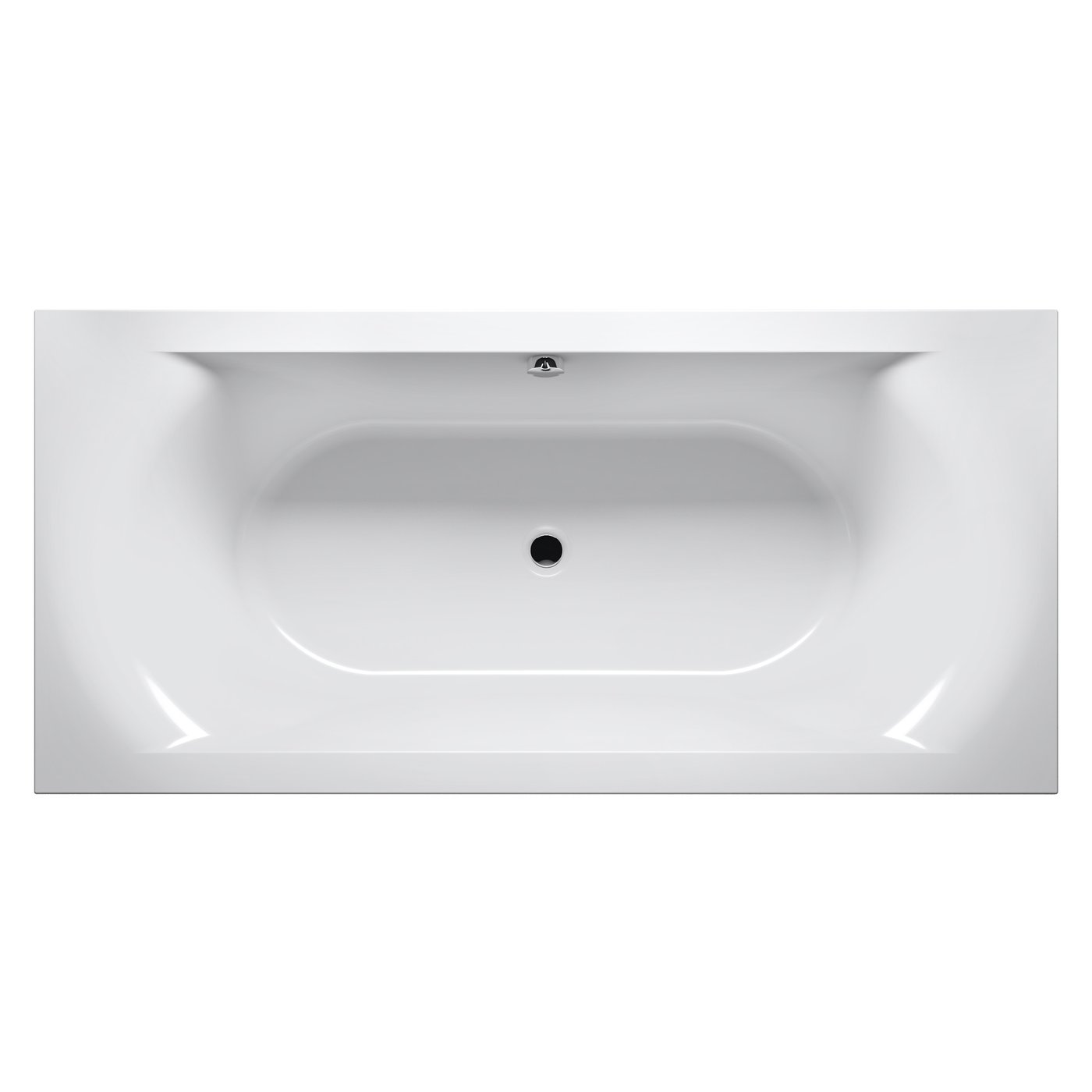 RIHO Lima rectangular bath, built-in white - B054001005 | REUTER