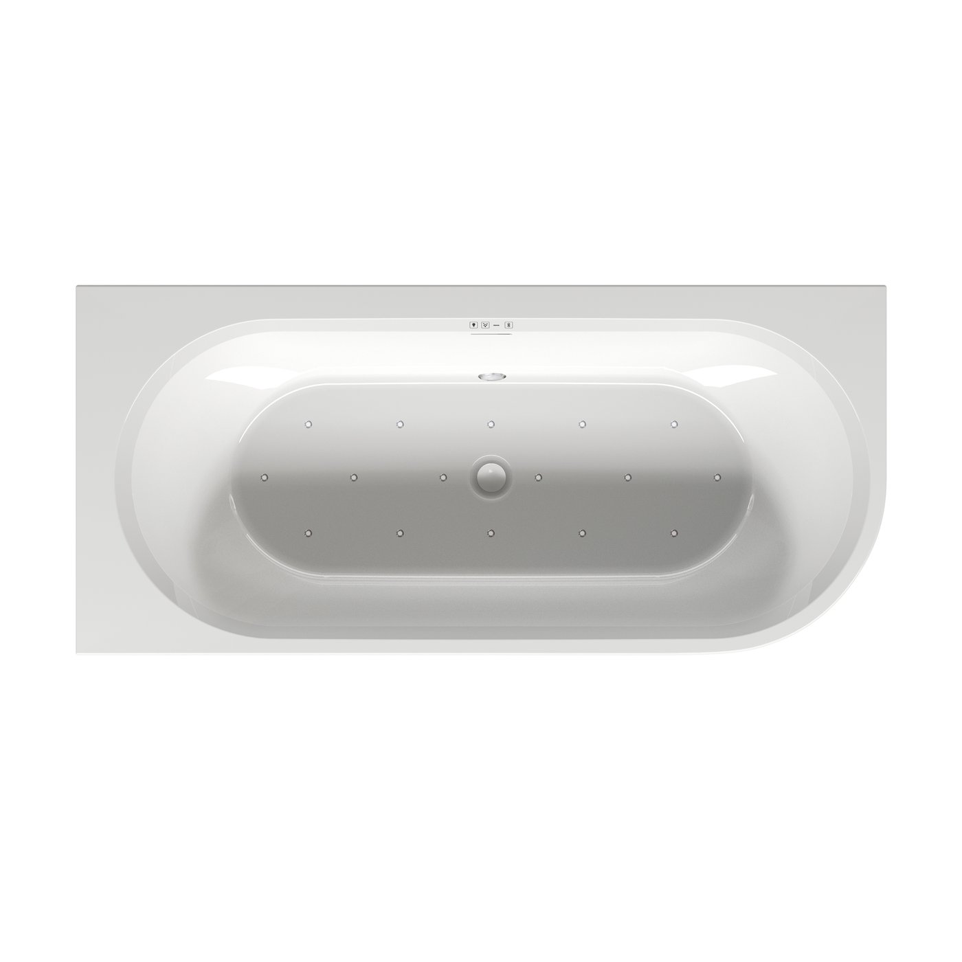 RIHO Desire corner whirlbath, with panel white - B087003005 | REUTER