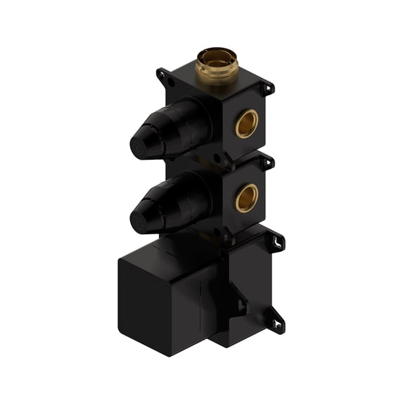 Ritmonio concealed installation unit for thermostat with 2 outlets ...