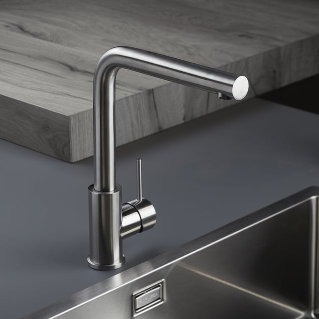 Ritmonio Diametro35 Cucina Inox kitchen fitting, swivelling brushed ...