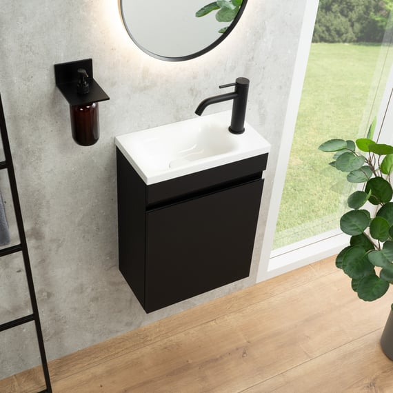 Lave-mains rivea Picabo avec meuble sous-lave-mains Dia à 1 porte ...