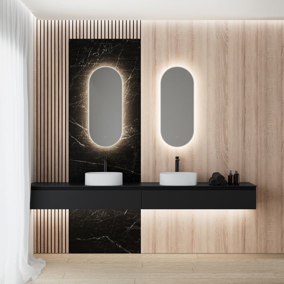 rivea Picabo illuminated mirror white - BR2002MI | REUTER