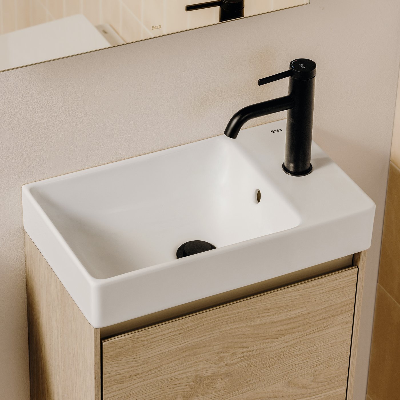 Roca Ona hand washbasin matt white - A327681620 | REUTER