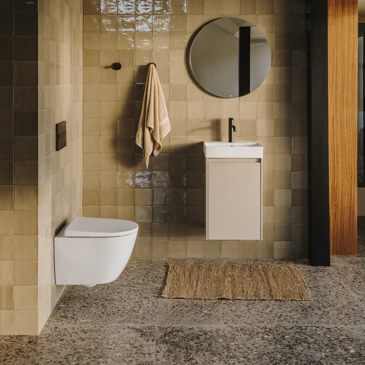 Roca Ona wall-mounted toilet, short version matt white - A346688620 ...
