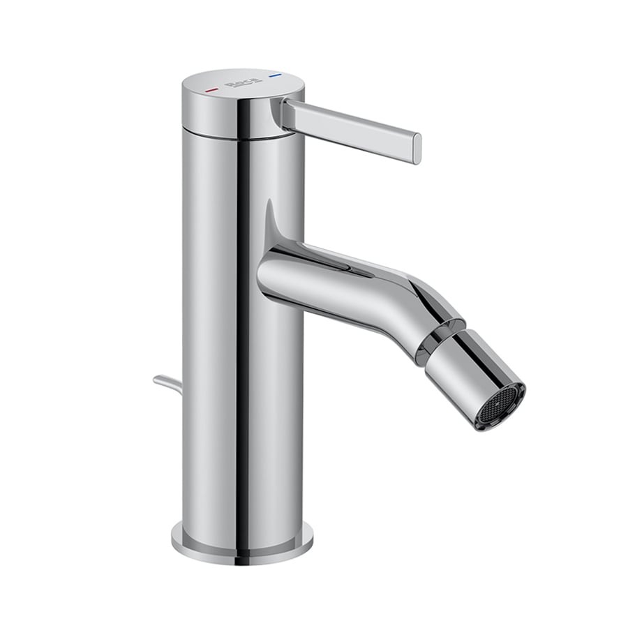 Roca Ona bidet fitting with pop-up waste set, chrome - A5A609EC00 | REUTER