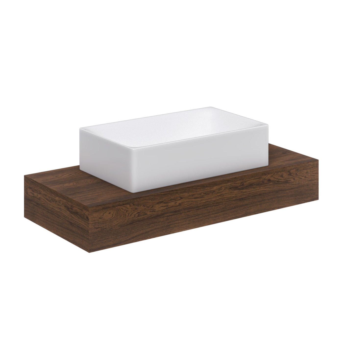 Scarabeo Skinny countertop basin matt white - 541441 | REUTER