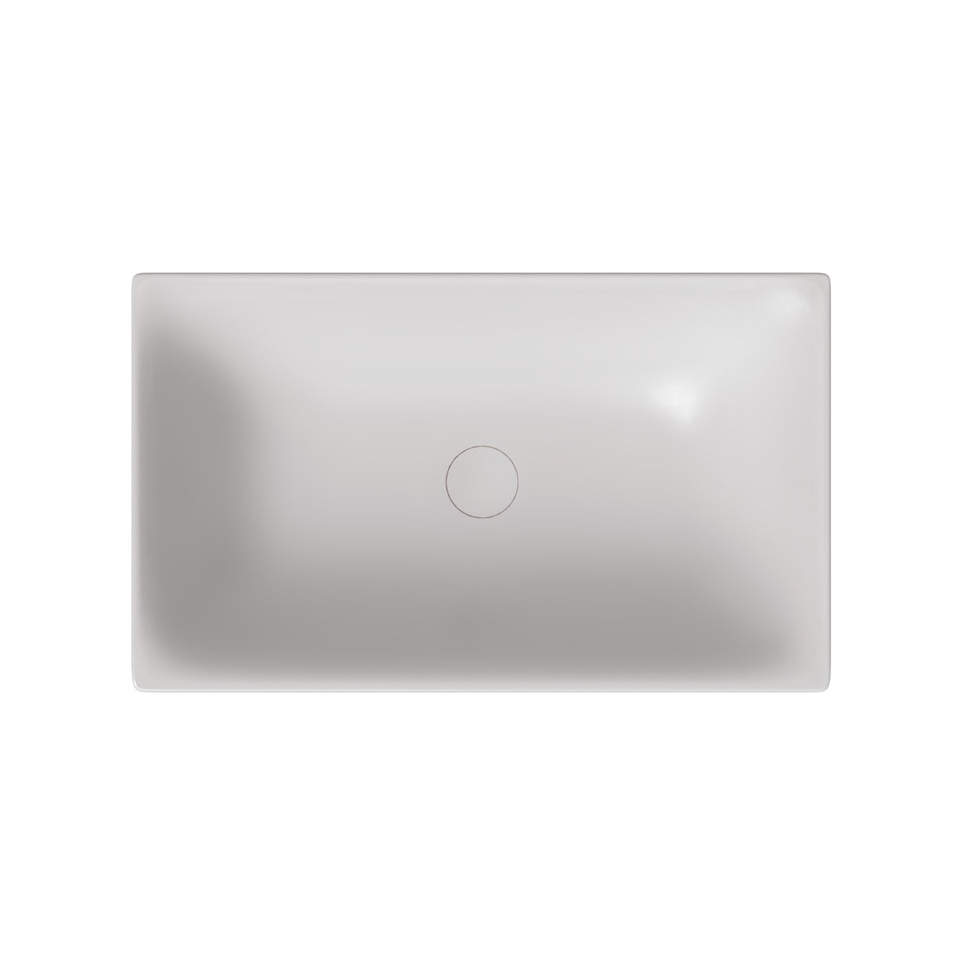 Scarabeo Skinny countertop basin matt white - 541441 | REUTER