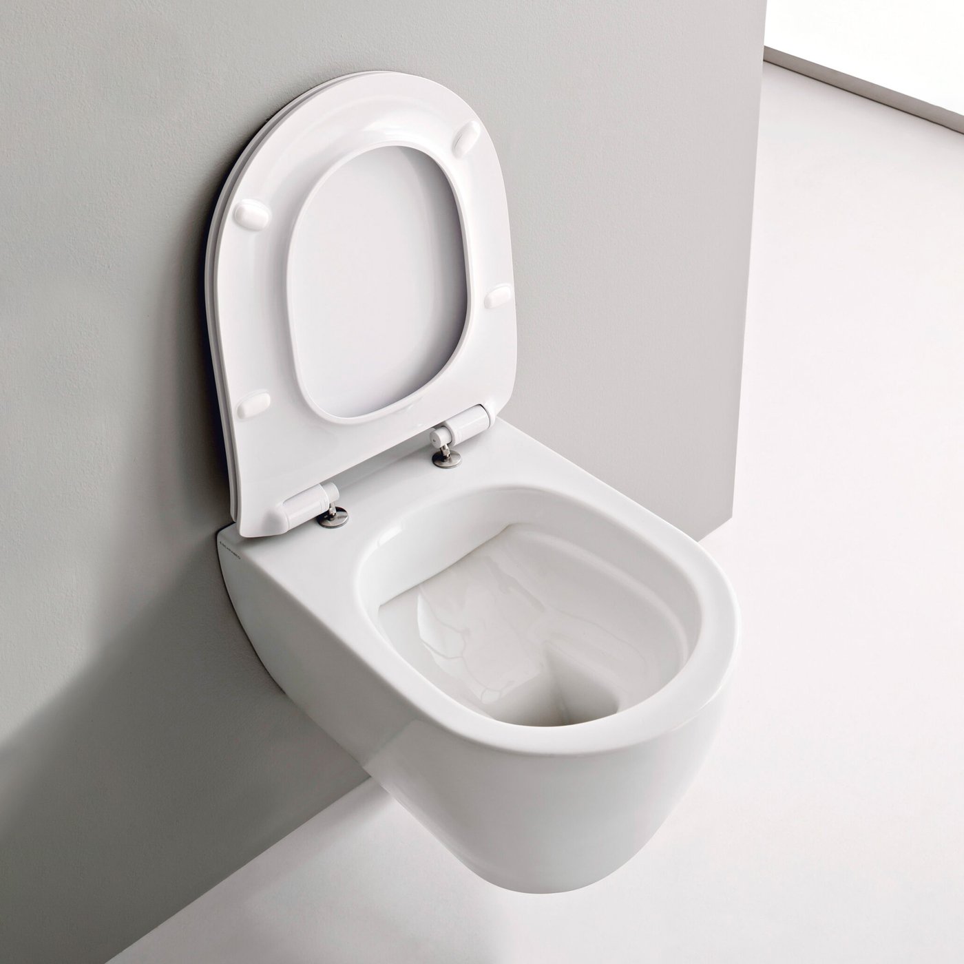 Scarabeo Moon Wand-WC mit WC-Sitz, weiß - 5520CL+5535B | REUTER