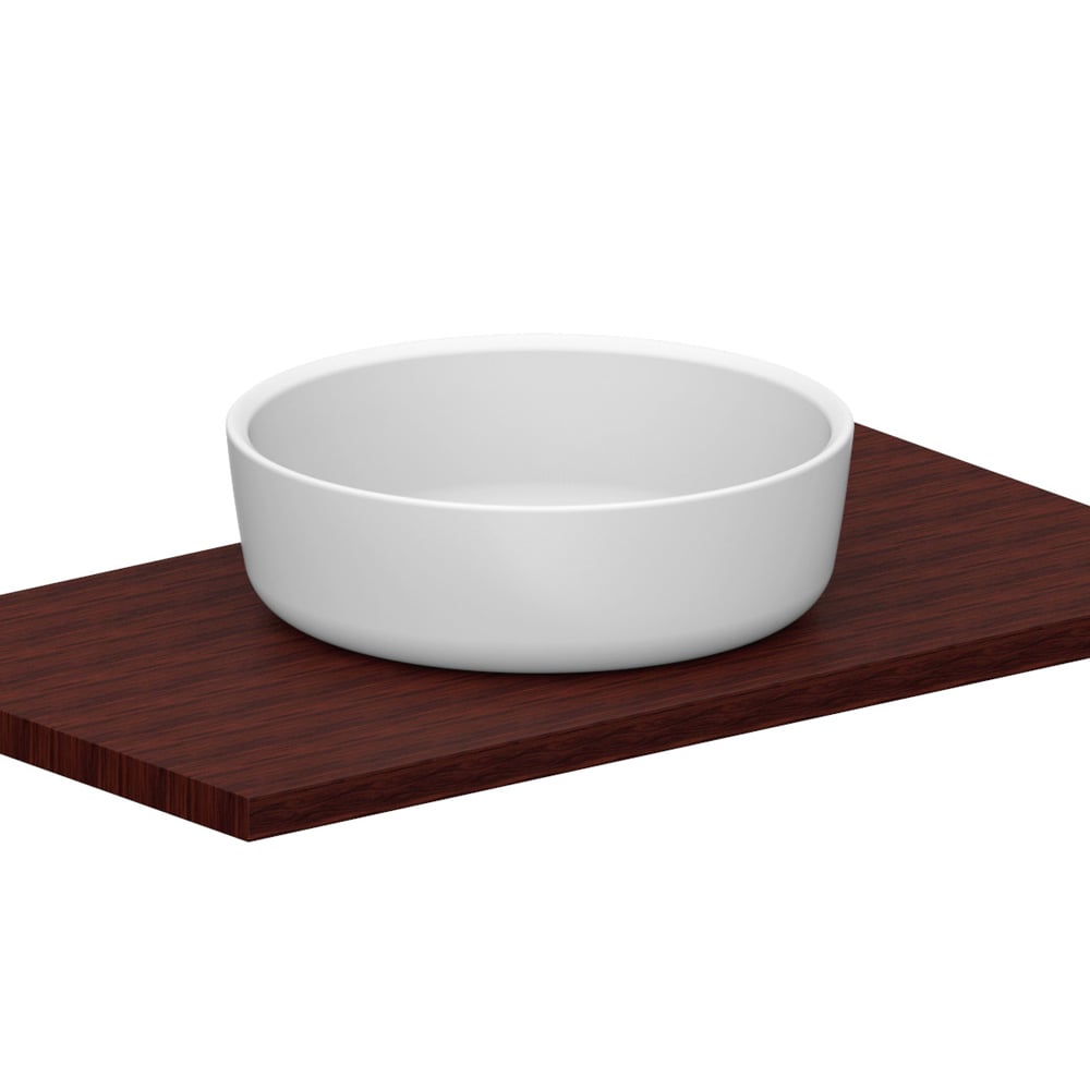 Scarabeo Mizu countertop basin white - 9005 | REUTER