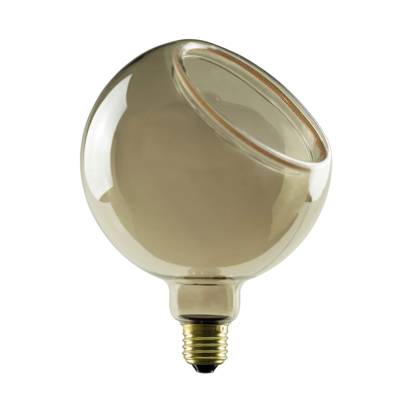 Segula Floating LED-Lampe G150 E27, 1900 K, 6 W dimmbar, rauchgrau ...