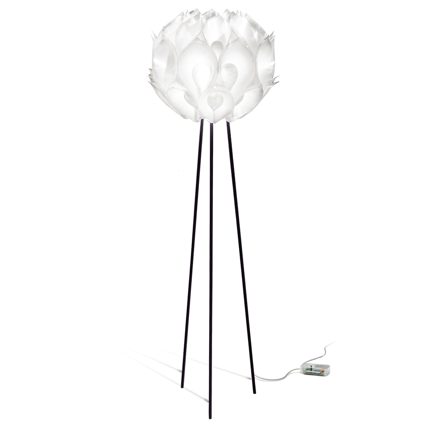 Slamp Flora Stehleuchte, E27 dimmbar, weiß/satiniert ...