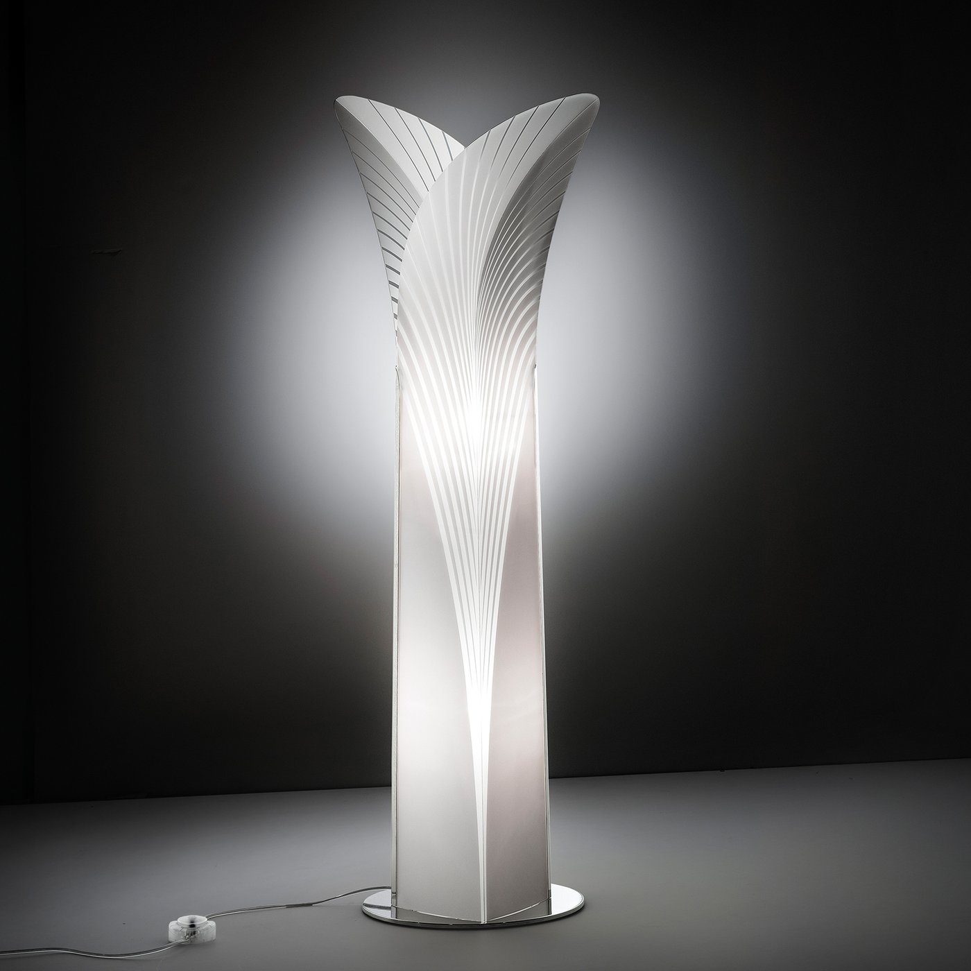 Slamp Las Palmas Stehleuchte, E27 weiß dekor - PALFXL0WHT00000000EU ...