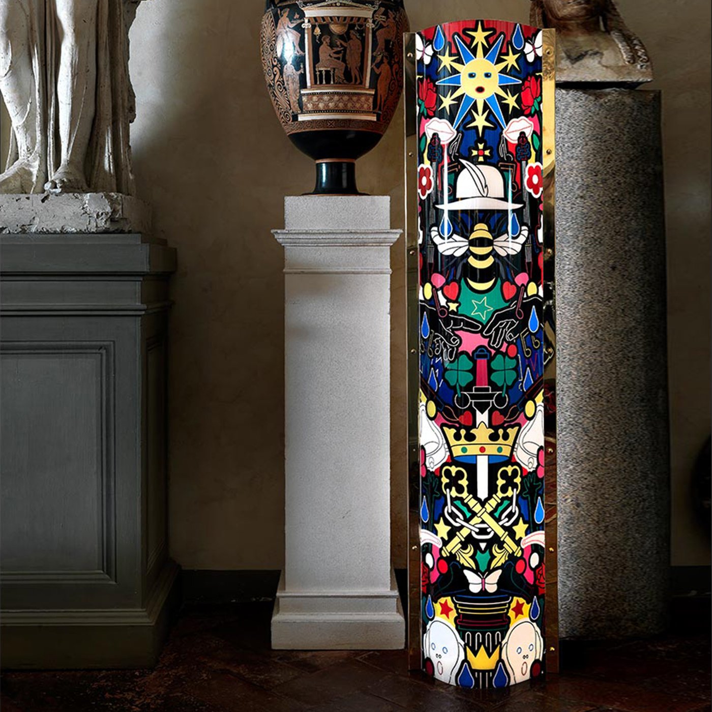 Slamp The Lightning Archives Stehleuchte, E27 dimmbar, multicolor ...