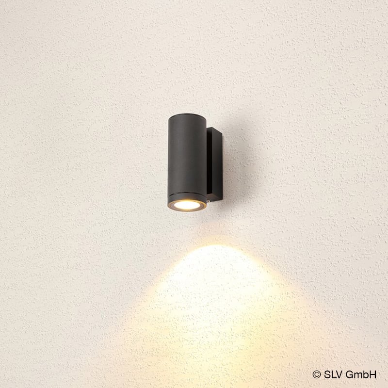 SLV Enola Round Wandleuchte, LED anthrazit - 1003422 | REUTER