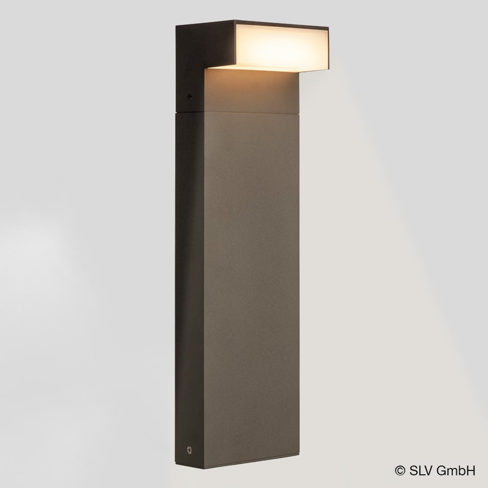 SLV L-Line Out Pollerleuchte, LED anthrazit/satiniert - 1003537 | REUTER
