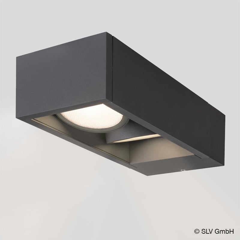 SLV Eskina Frame wall light, LED dimmable, anthracite - 1004748 | REUTER
