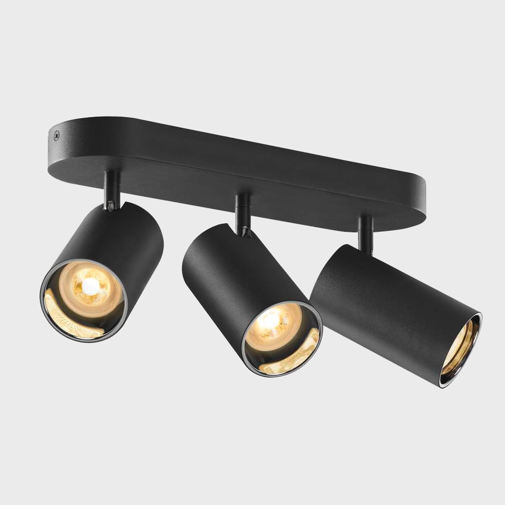SLV Asto Tube spotlight, GU10 dimmable, black - 1006427 | REUTER