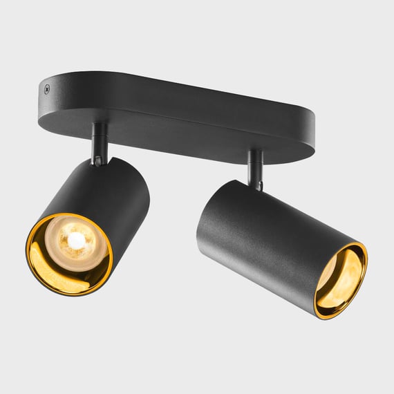 SLV Asto Tube spotlight, GU10 dimmable, black - 1006425 | REUTER