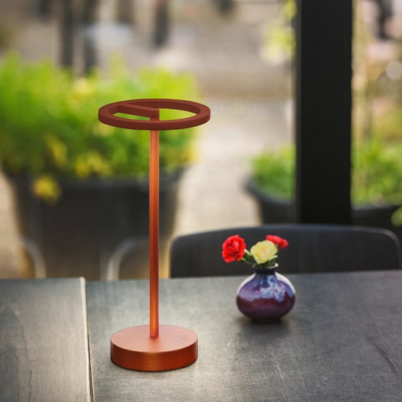 SLV Vinolina One table lamp, LED rust - 1007358 | REUTER
