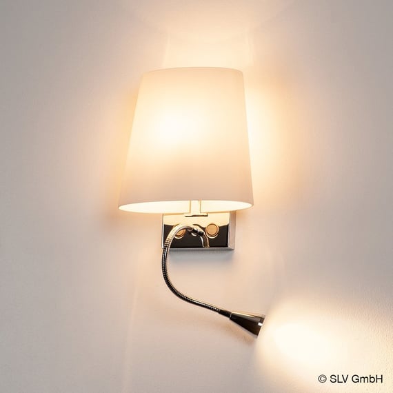 SLV CoUpa wall light, G9 and LED satin - 149452 | REUTER