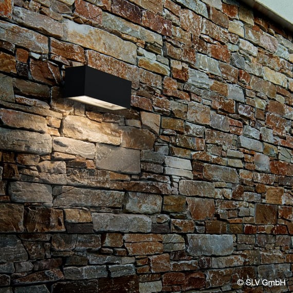 SLV Box wall light, R7s anthracite/clear - 232485 | REUTER