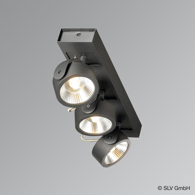SLV KALU spotlight, LED dimmable, black - 1000131 | REUTER