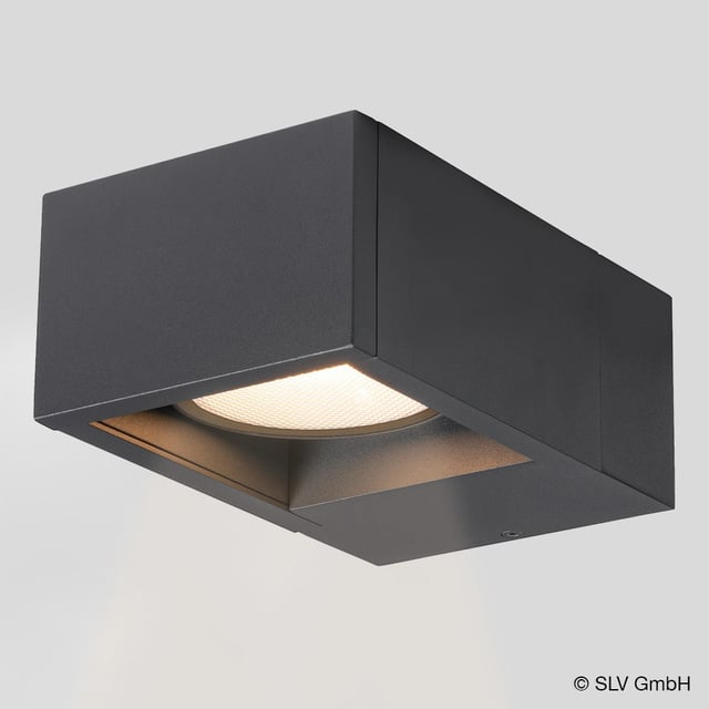 SLV Eskina Frame wall light, LED dimmable, anthracite - 1004747 | REUTER